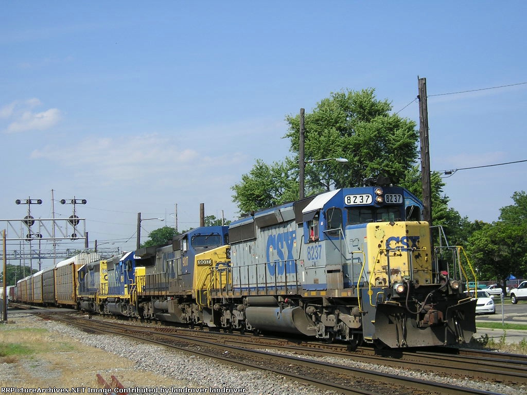 CSX 8237 Y N 1 Old School On CSX Q 507 Southbound